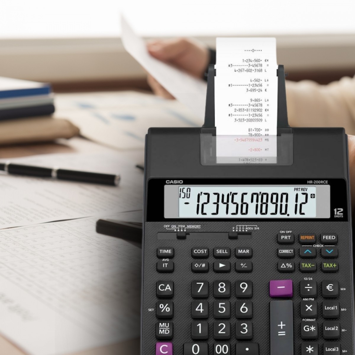 HR-200RCE Calculator CASIO Infopos