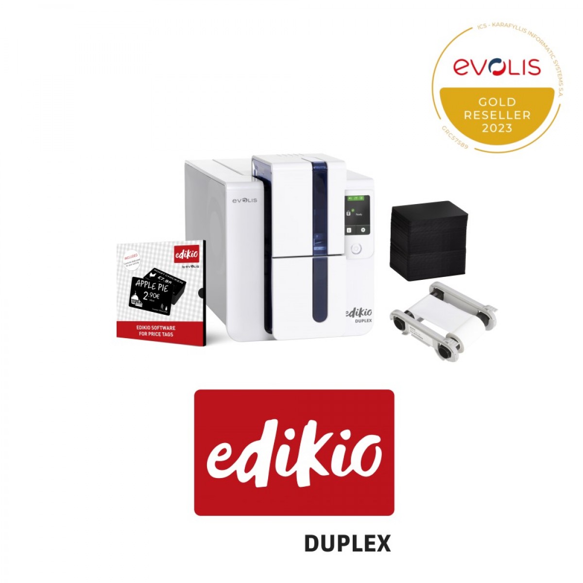 EDIKIO DUPLEX Εκτυπωτής Πλαστικών Καρτών Infopos