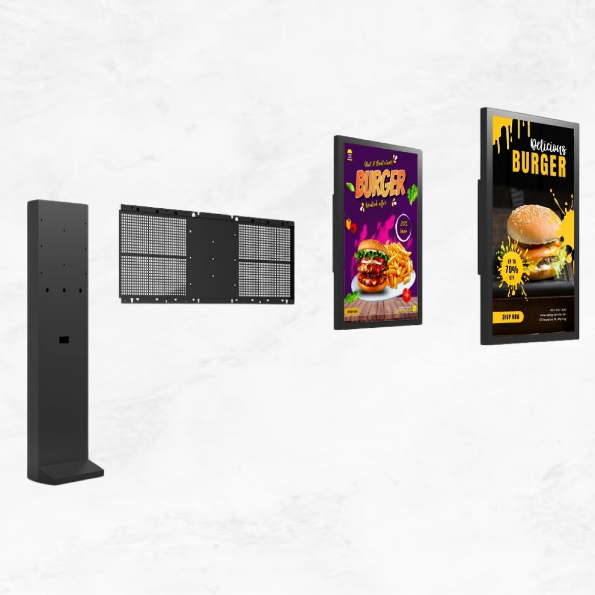 DRIVE THRU Kiosk 55'' Infopos
