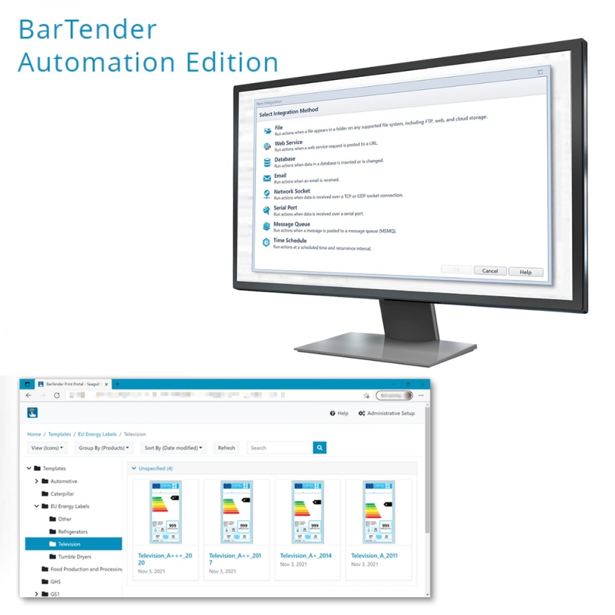 BarTender Barcode software, label printing Infopos