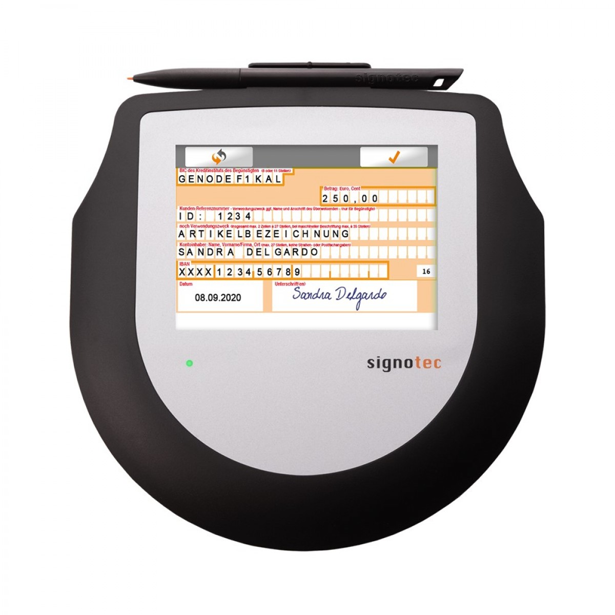 Omega Pad full colour LCD Infopos