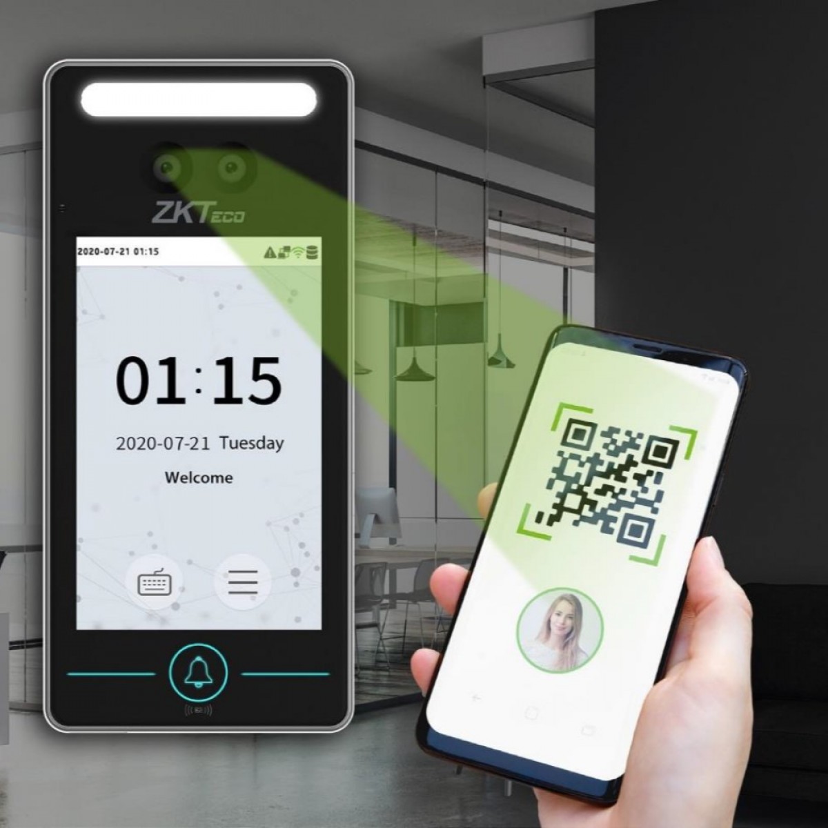 SpeedFace-V4L QR Time Attendance-Access System Infopos SpeedFace-V4L QR Time Attendance-Access System Infopos