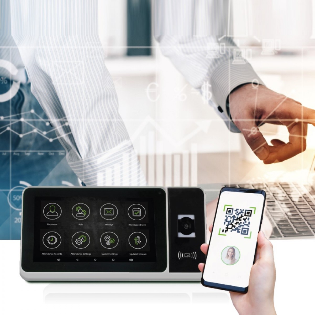 ZPad Plus QR Time Attendance-Access System Infopos ZPad Plus QR Time Attendance-Access System Infopos