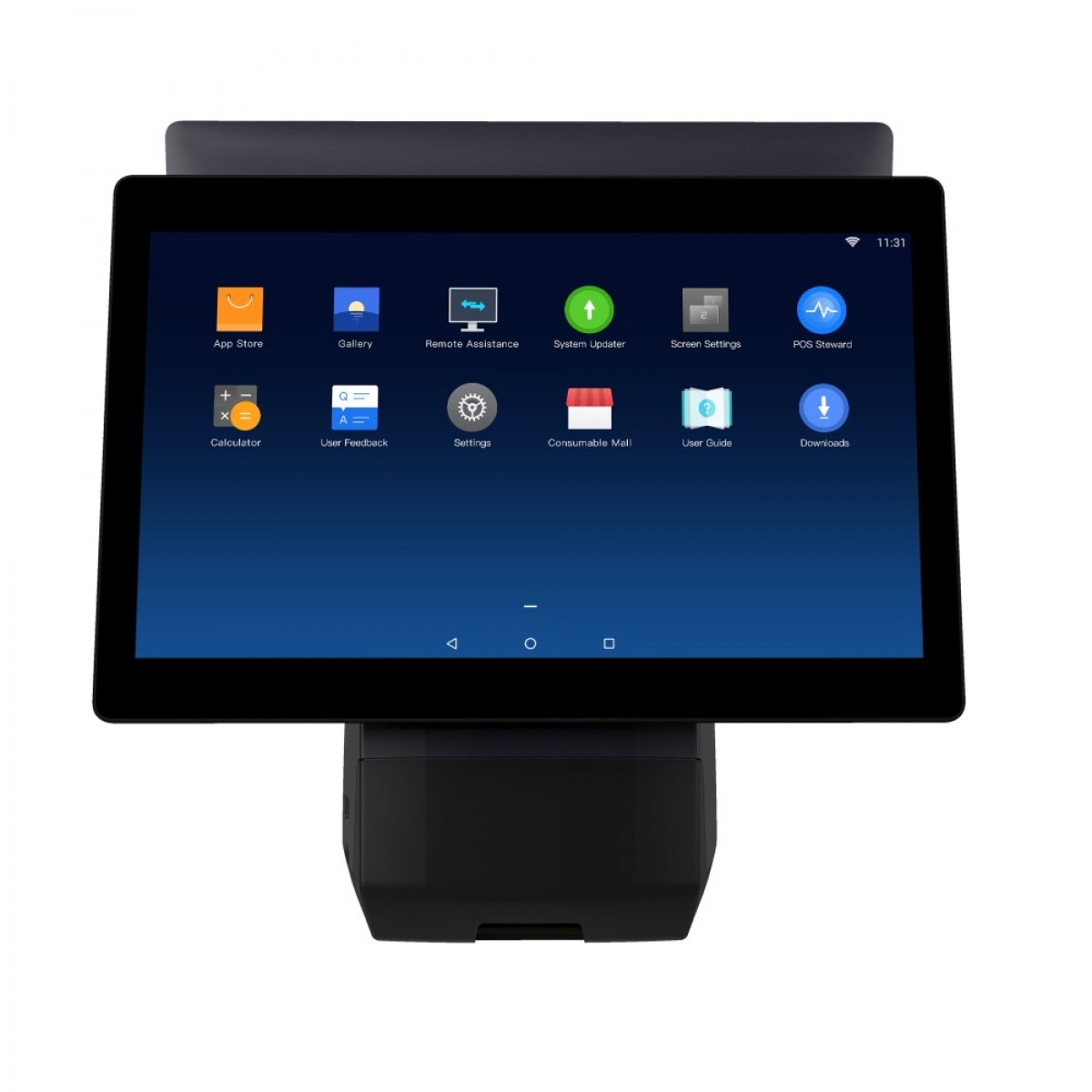 T2 Sunmi POS with customer display Infopos